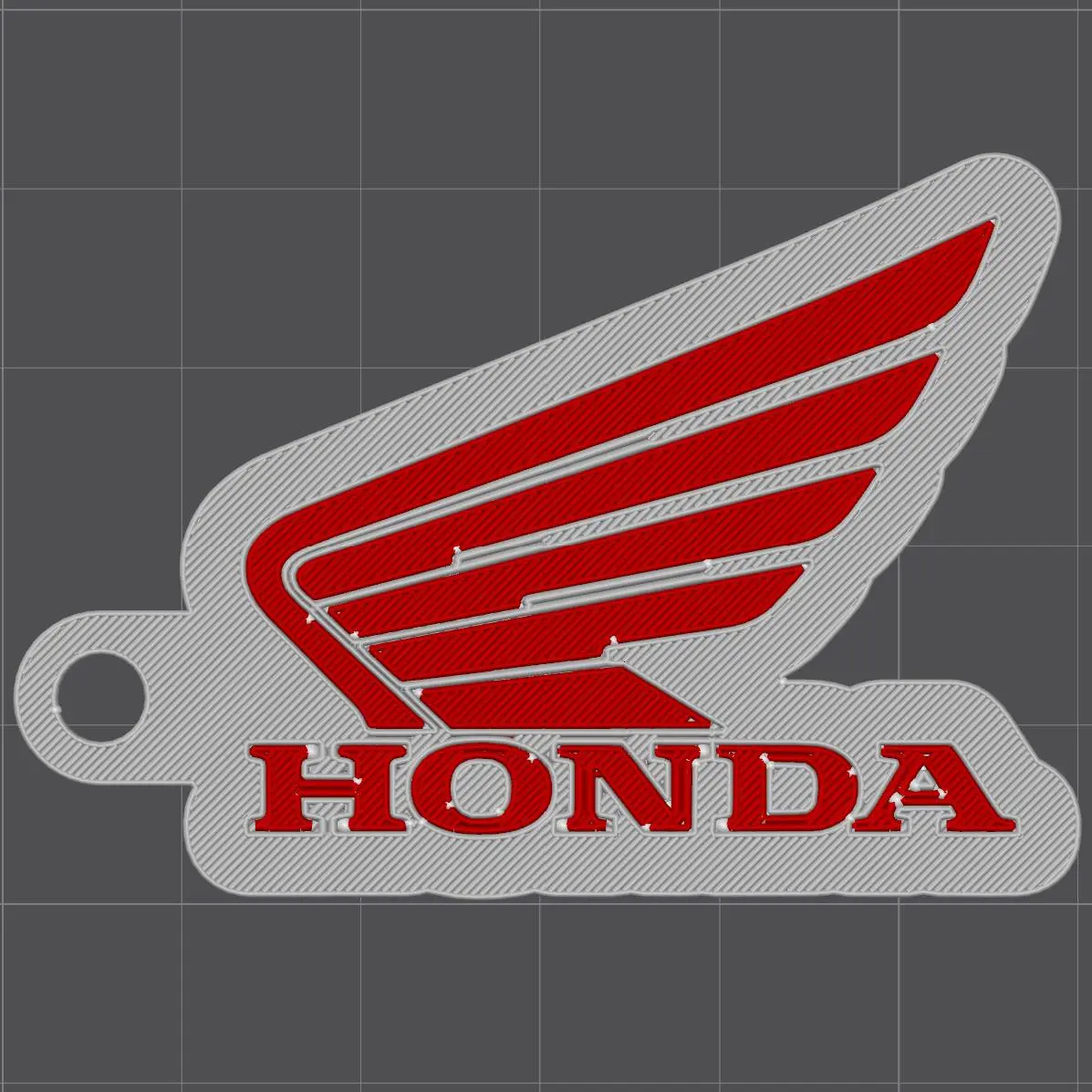 3D Printer Files | 3MF File | Honda Motorcycles keychain - llavero ...