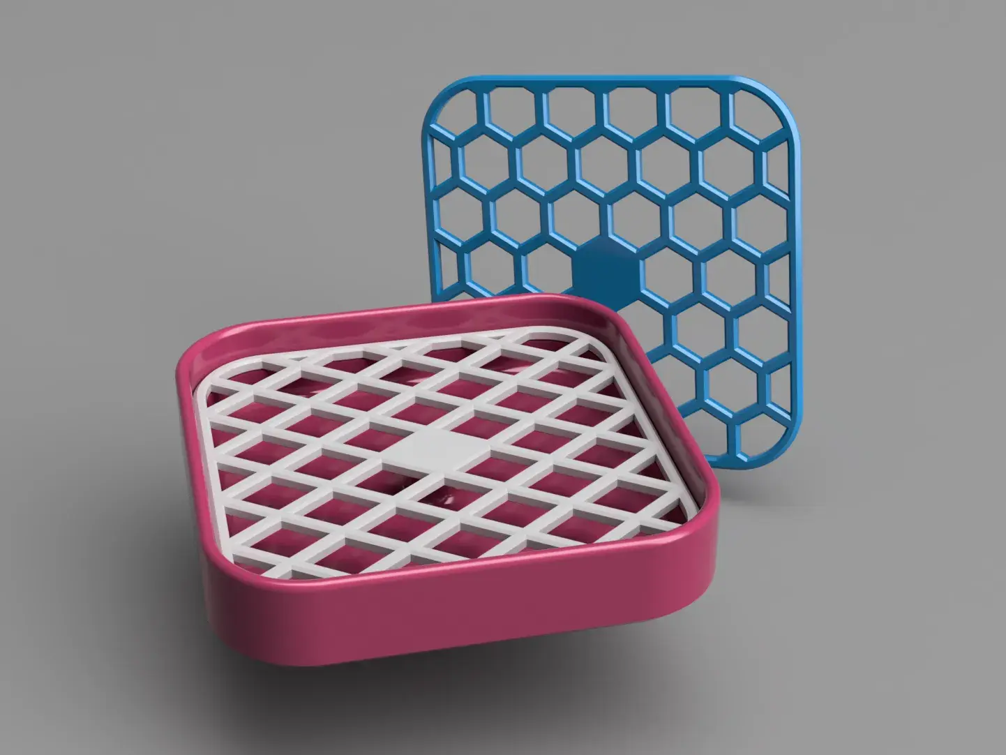 3D Printer Files | 3MF File | Square Drainer, Drip tray | Creality Cloud