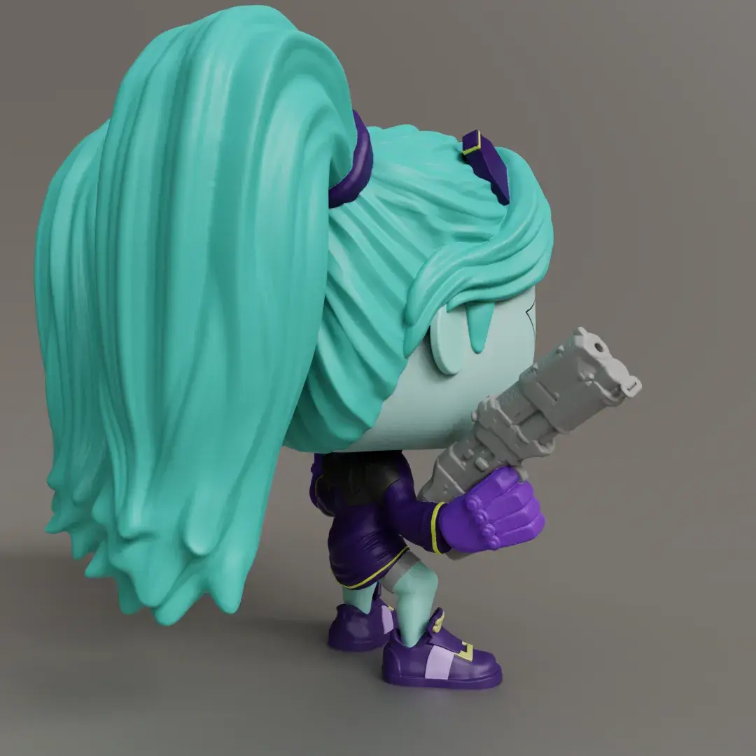 Sculptures & Artworks STL Download - Funko Rebecca Cyberpunk ...