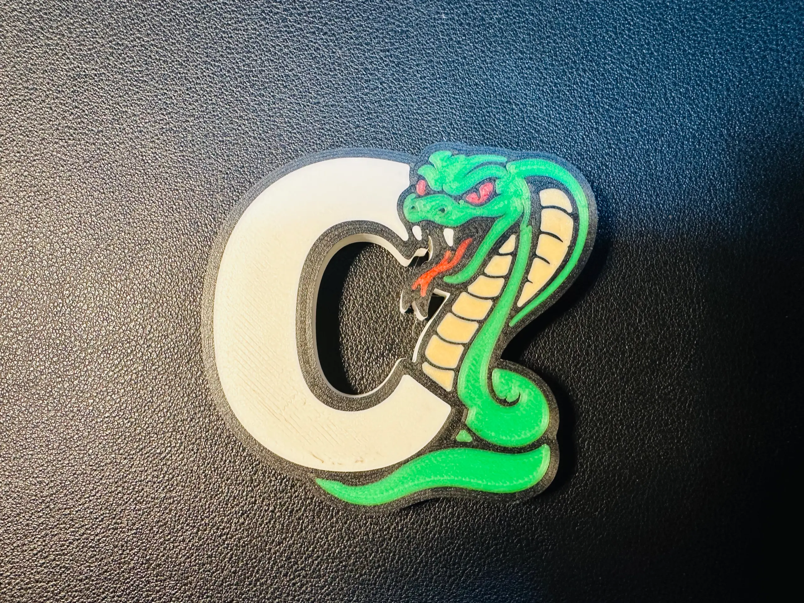 3D Printer Files | 3MF File | Letter C “Cobra” - Animal Alphabet ...