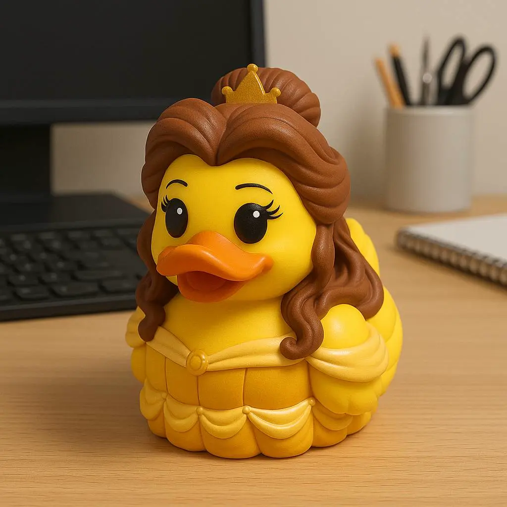 Characters & Creatures STL Download - Rubber Duck - Princess Belle ...