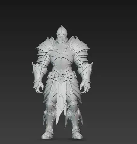 Miniature Games & Accessories STL Download - Guardian knightby GoldenDawn
