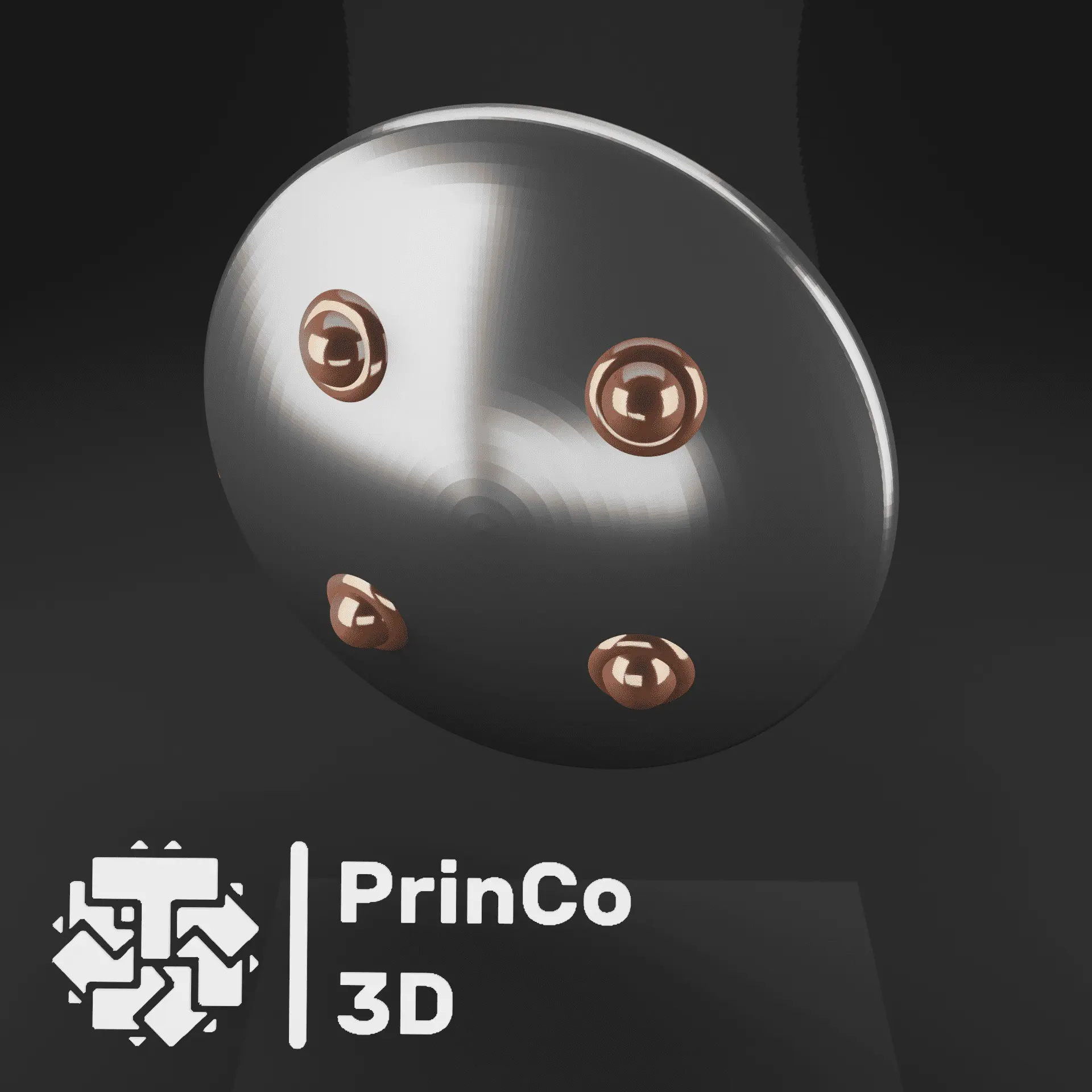 Industrial Design & Prototypes STL Download - Roman Shield Hemispheres ...