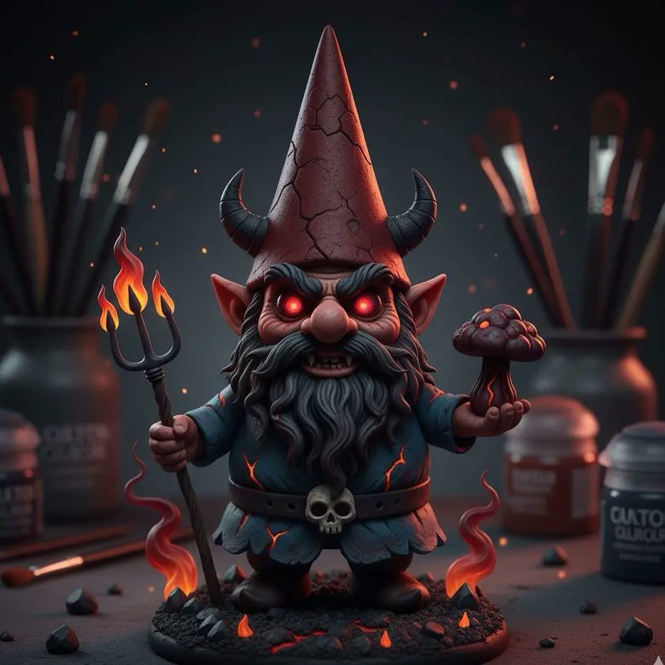 Arquivos de impressora 3D | Arquivo 3MF | Gnomo Infernal: Guardián del ...
