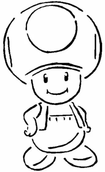 Free Board Games & Card Games STL Download - Toad stencil 2by SMT_M 🦊