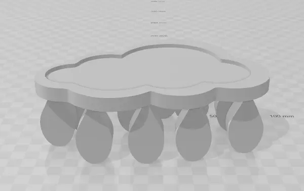 Arainy cloud table | 3D models download | Creality Cloud