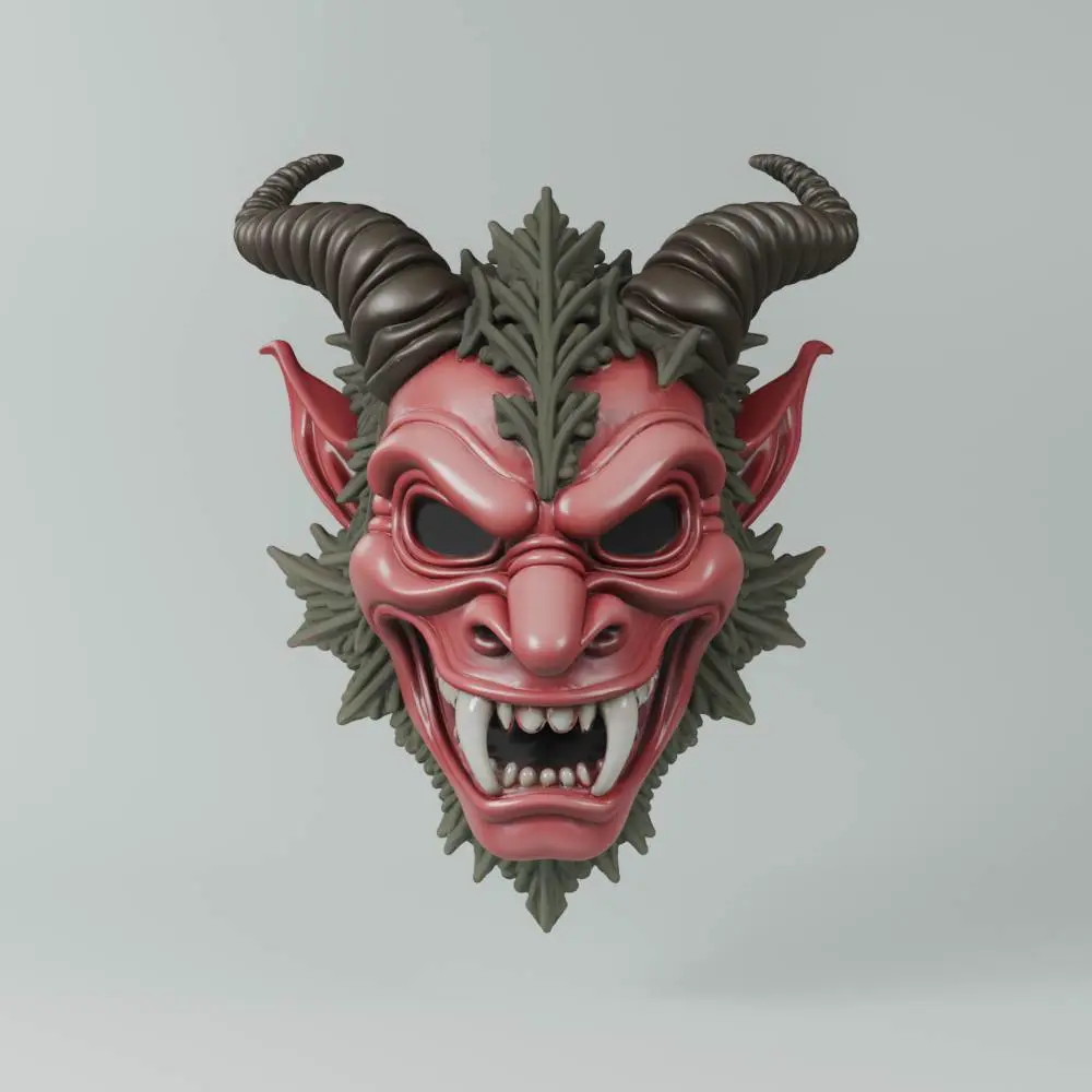 Sculptures & Artworks STL Download - DEMON HEADby HerDesk