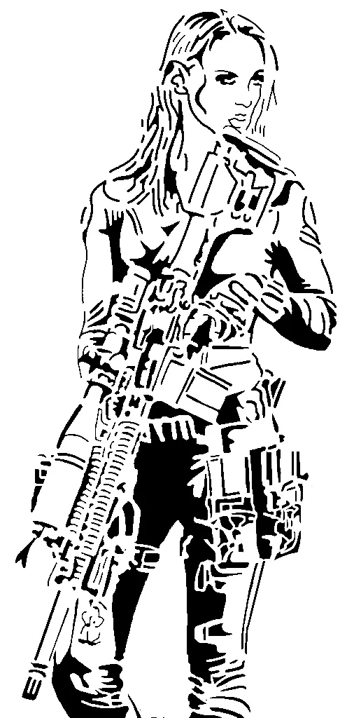 Free Board Games & Card Games STL Download - Sniper stencil 2by SMT_M 🦊