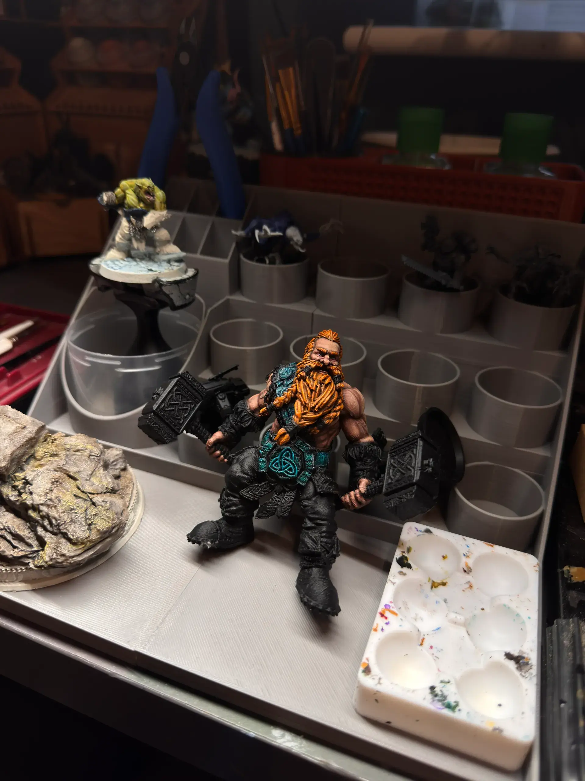 3D Printer Files | 3MF File | small 2 part paint station for citadel ...