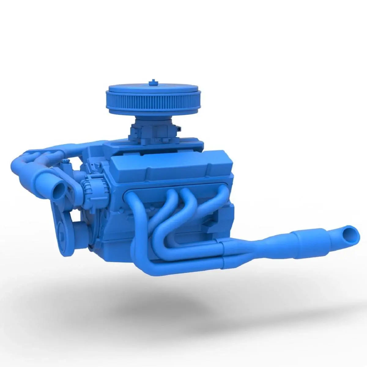 Vehicles & Machinery STL Download - Engine V8 for Supermodified race ...