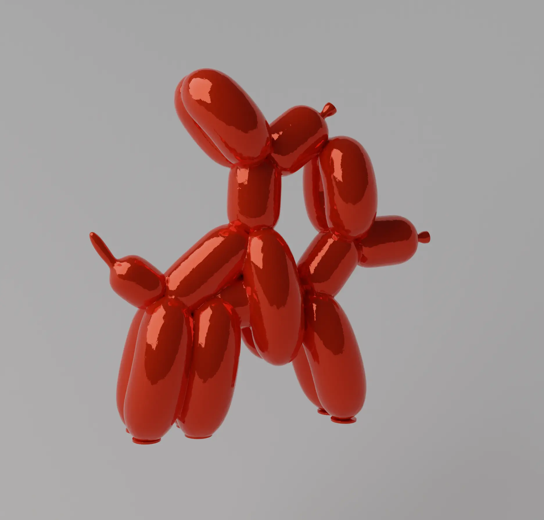 Sculptures & Artworks STL Download - Humpek Balloon Dog Art Toy Fan ...