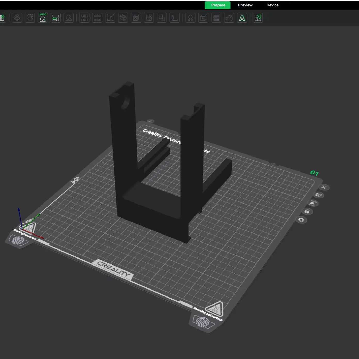 3D Printer Files | 3MF File | Top spool holder and filament sensor mod ...
