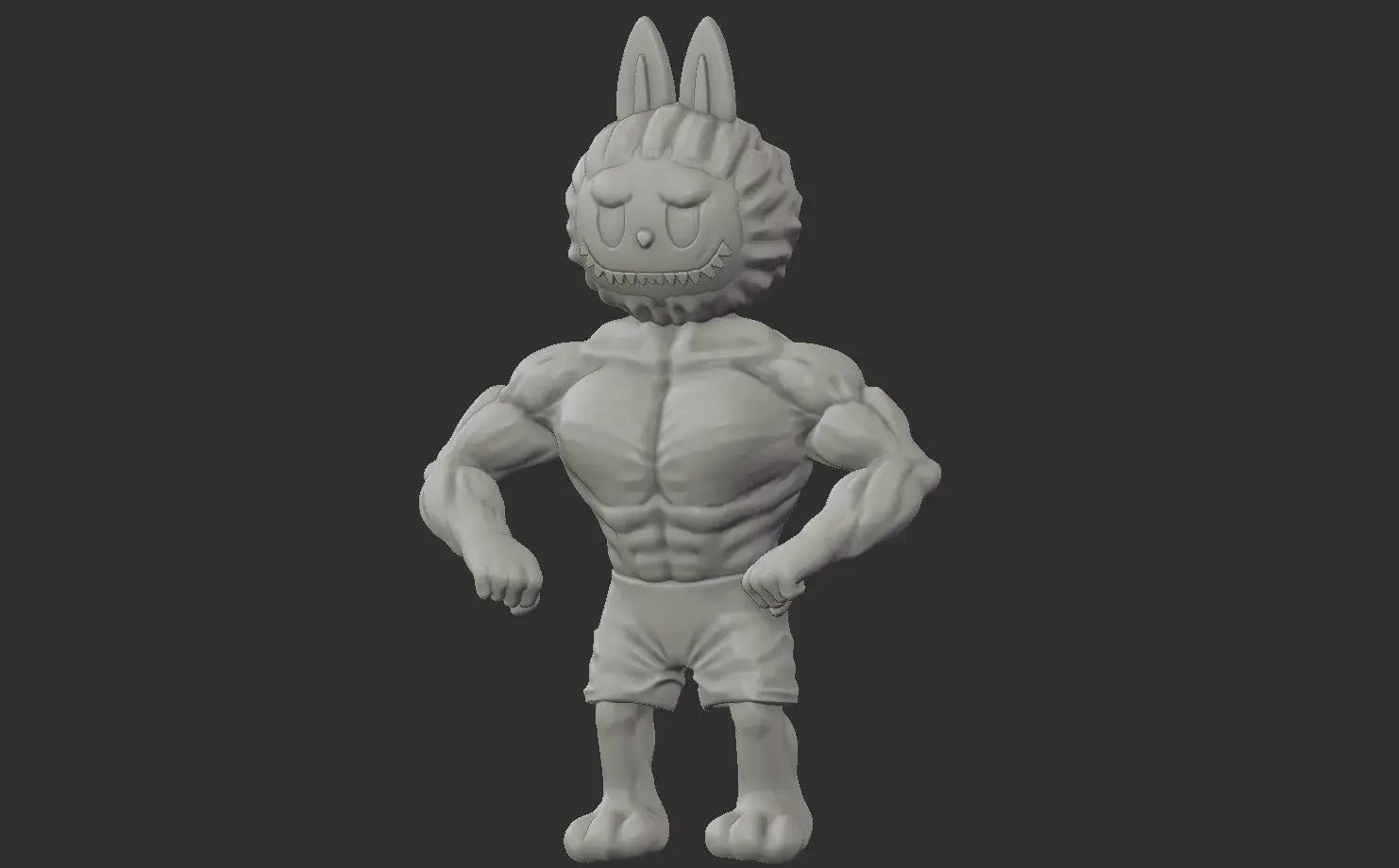 3D Printer Files | 3MF File | Labubu Muscle Toys | Creality Cloud