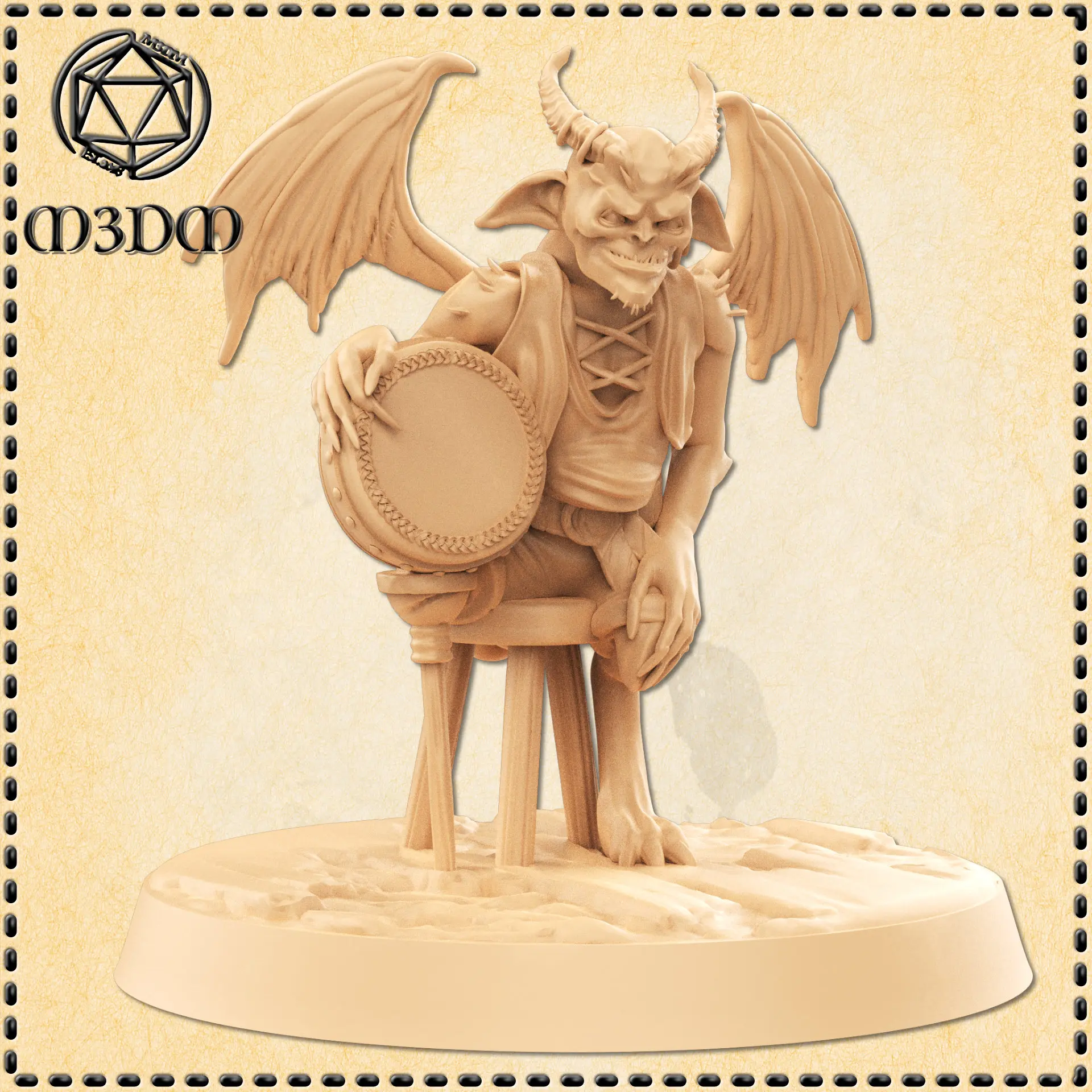 Characters & Creatures STL Download - Imp Familiar (Casua)by M3DM