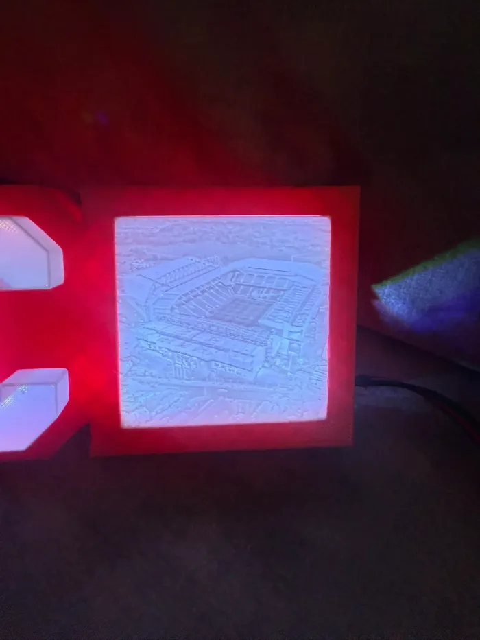 3D Printer Files | 3MF File | Liverpool Football Club (LFC) Light Box ...