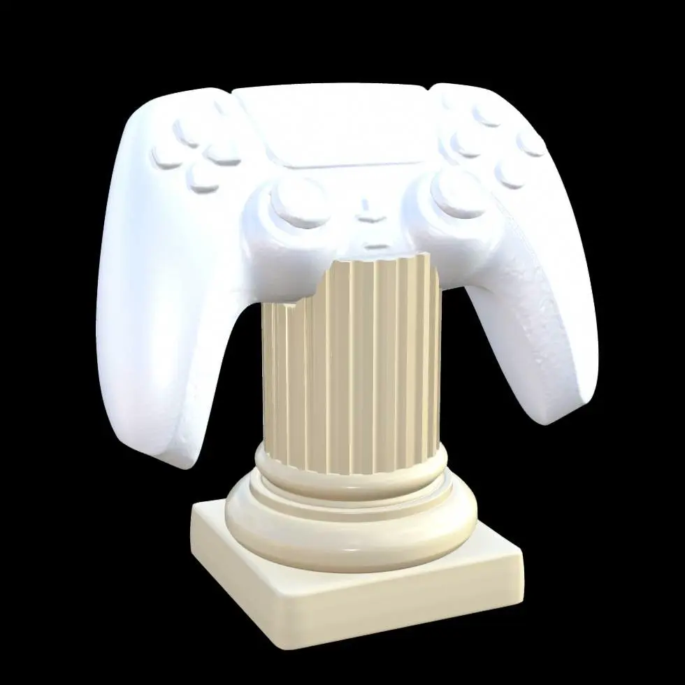 Free Game Props STL Download - PS5 Controller Standby Edna Lab