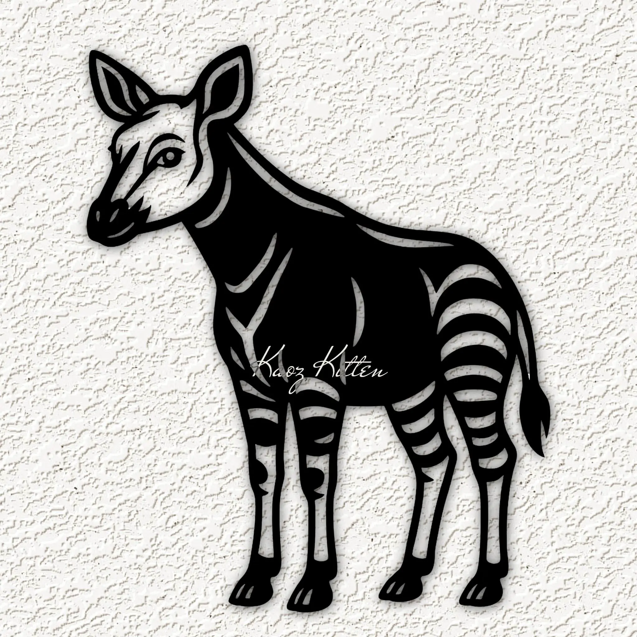 Other STL Download - African okapi wall art home decorby Kaoz Kitten