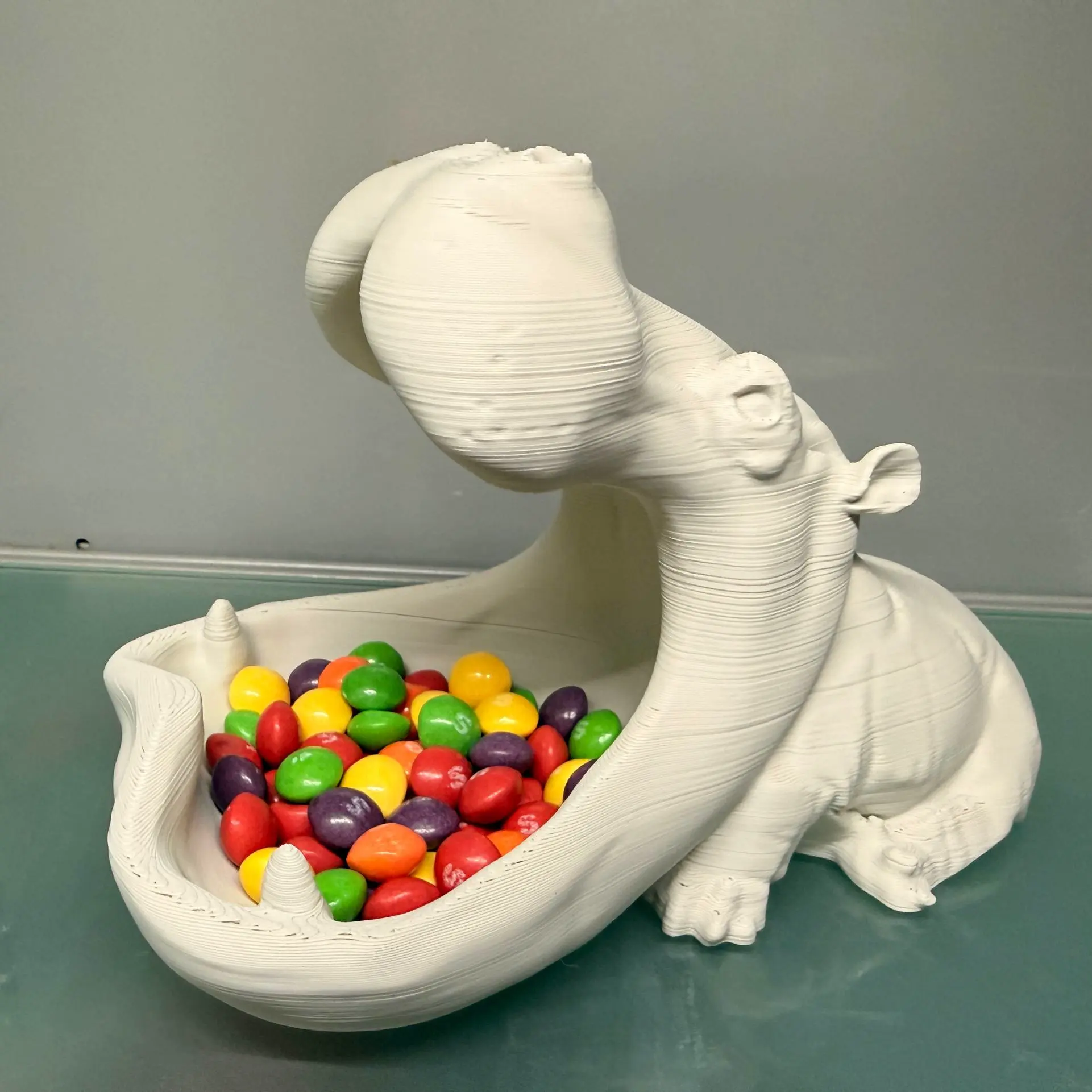 3D Printer Files | 3MF File | Hippo Bowl Tray | Creality Cloud