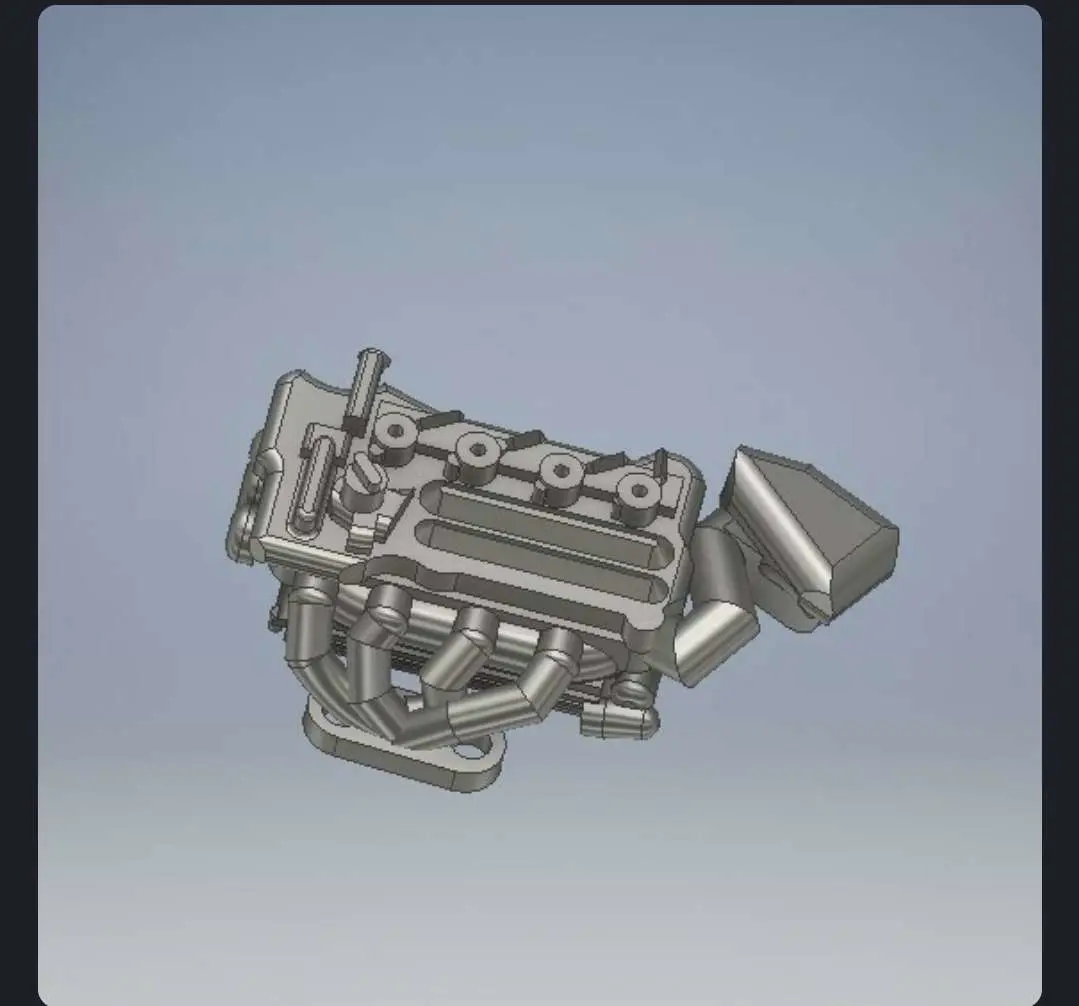 Free Vehicles & Machinery STL Download - Toyota altis engineby Owen ...