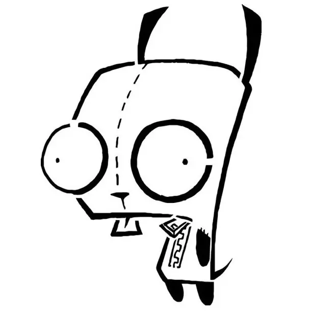 Free Digital Art STL Download - Gir stencil 4by SMT_M 🦊