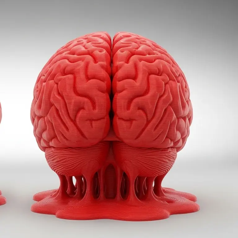 Sculptures & Artworks STL Download - melted brainby Max 3d print