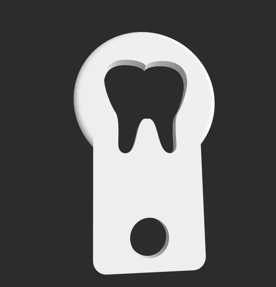 Free Jewelry & Accessories STL Download - Keychain with toothby ...
