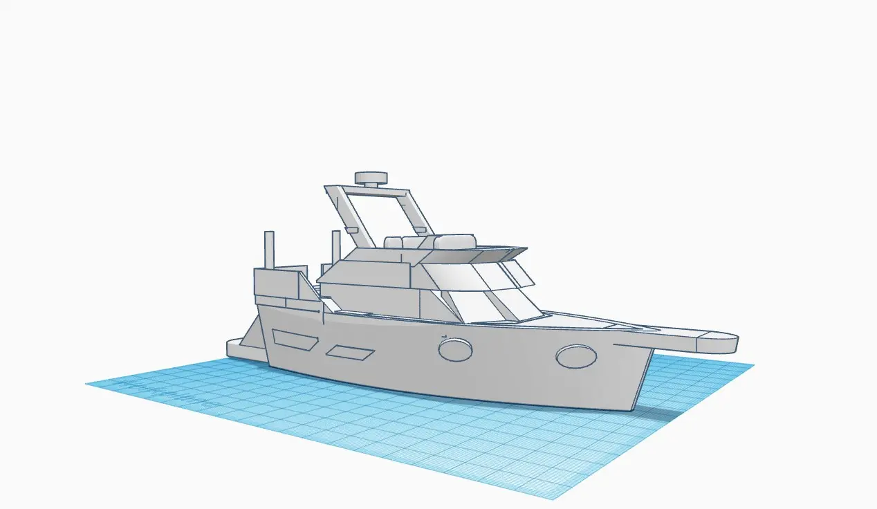 3D Printer Files | 3MF File | carver 355 boat | Creality Cloud