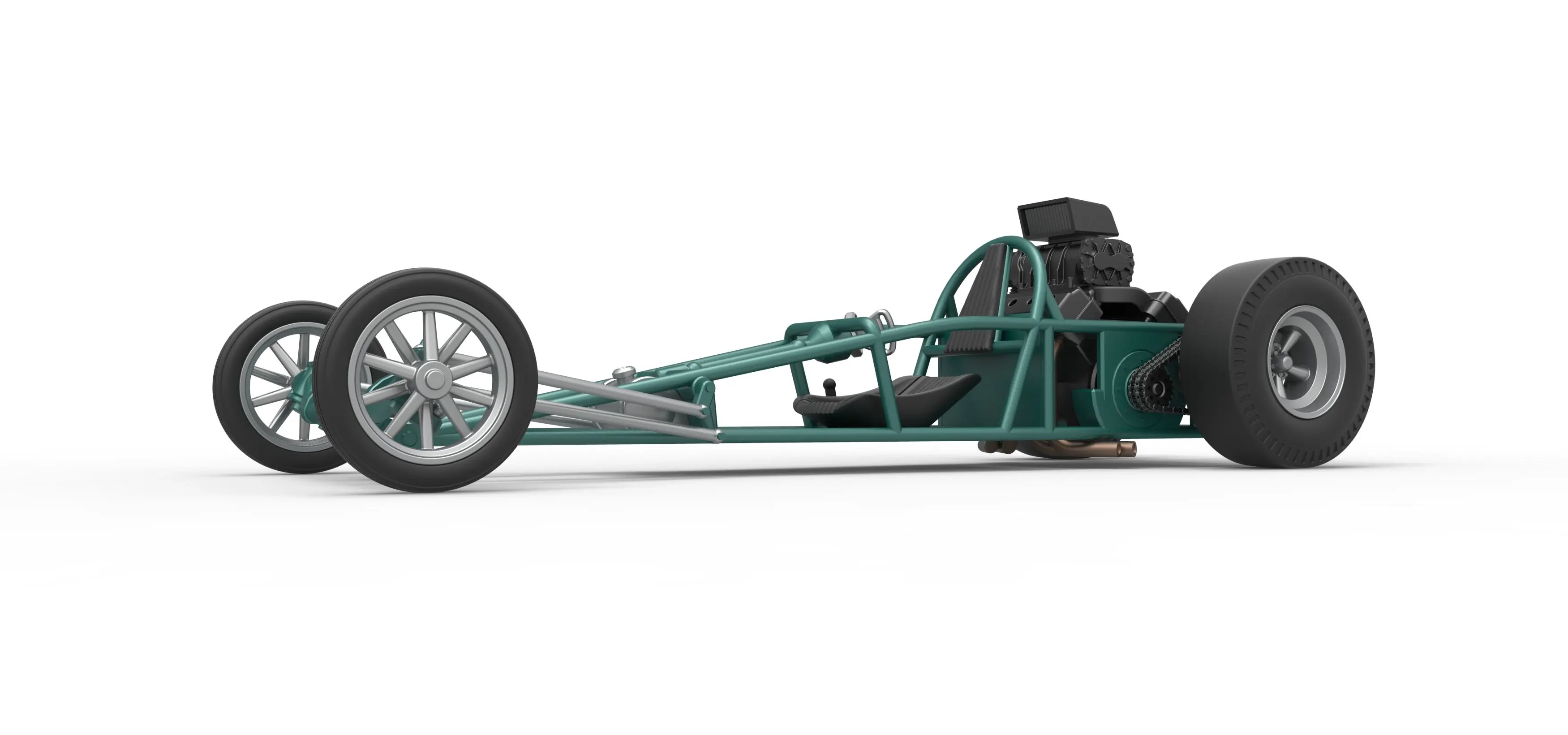 Rear engine old school dragster Scale 1:25 | 3D models download ...