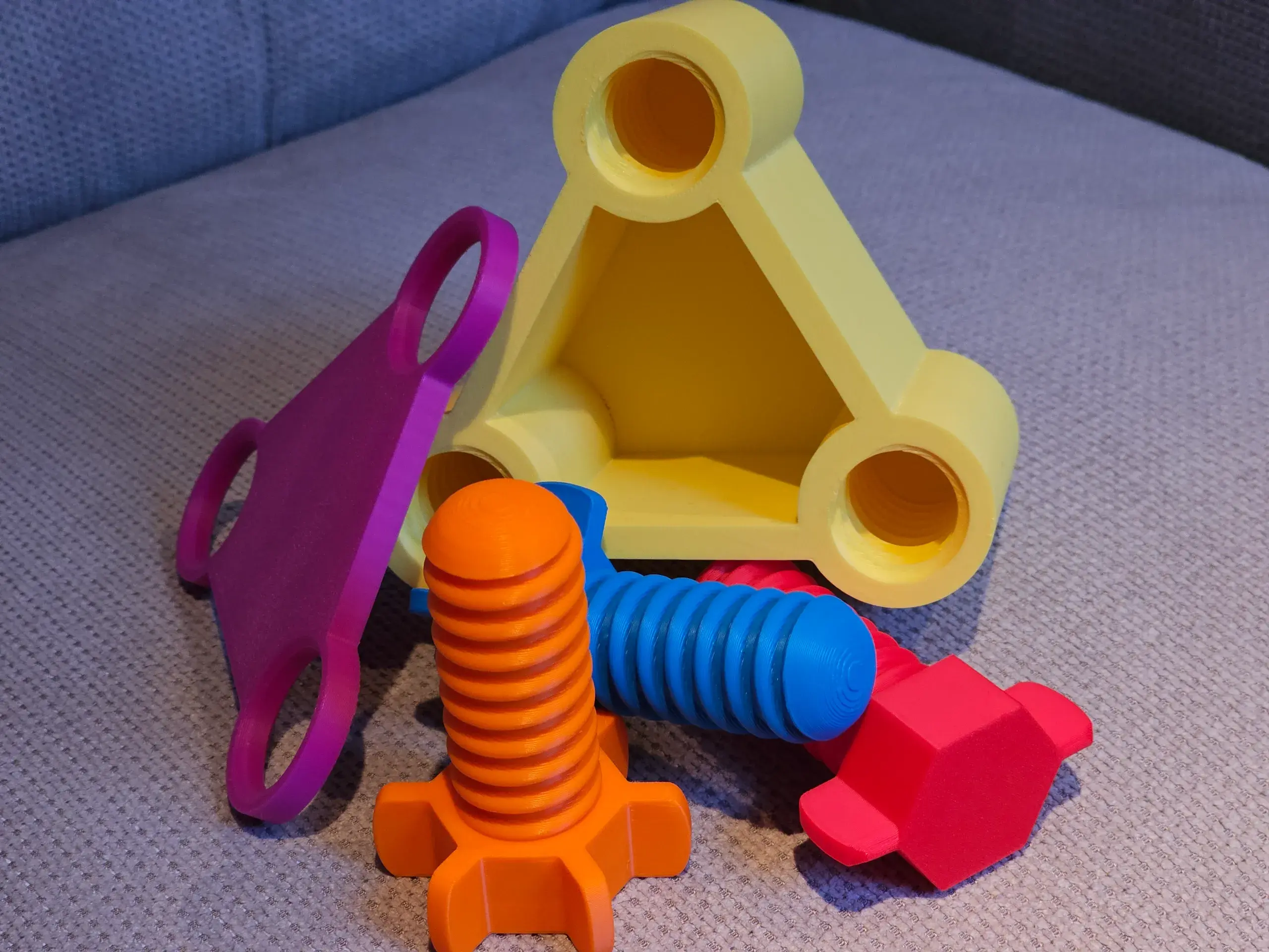 3D Printer Files | 3MF File | Tactile Builder Boxes (Chunky, Colourful ...