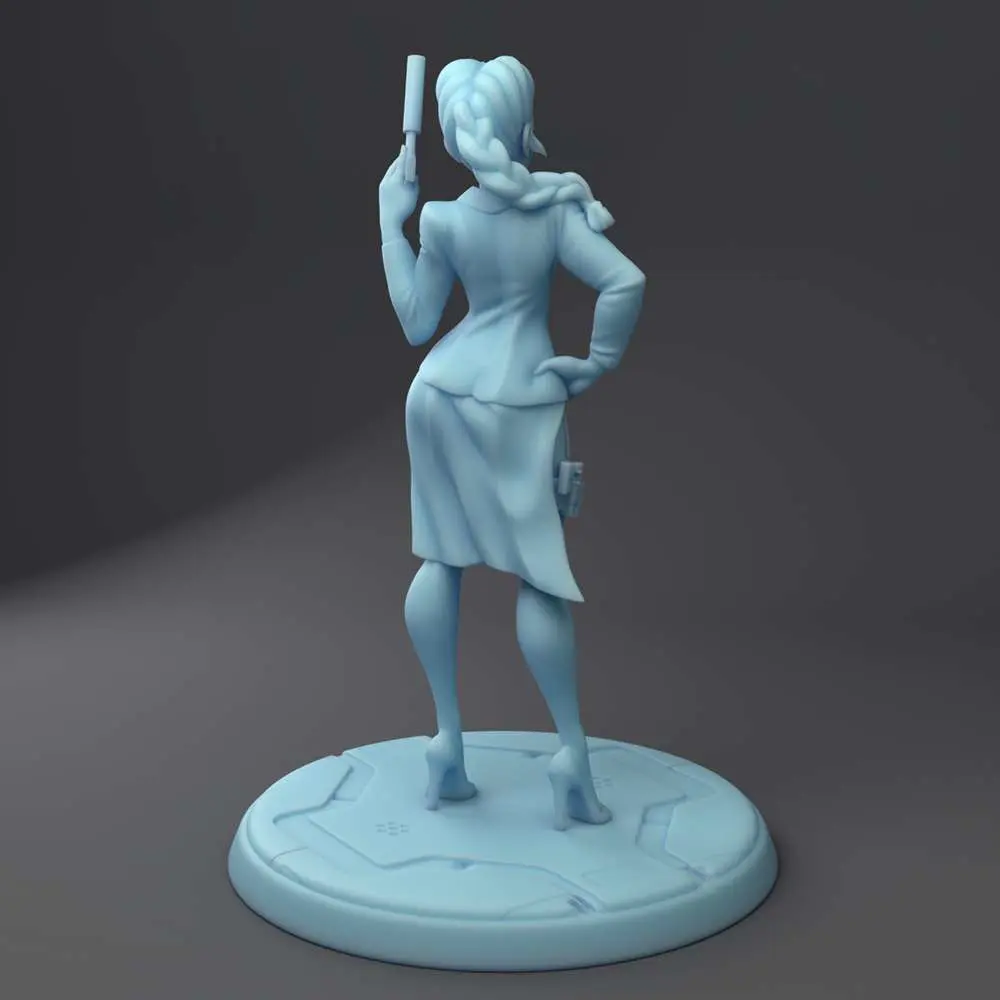 Free Characters & Creatures STL Download - miniatura by Cuotar