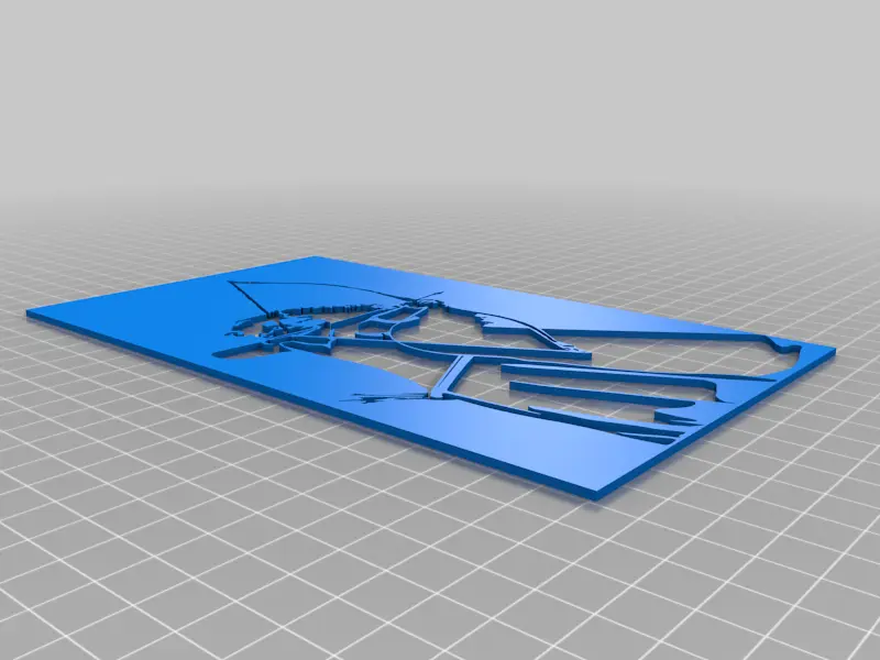 Free Other STL Download - Brave Princess Merida stencilby SMT_M 🦊