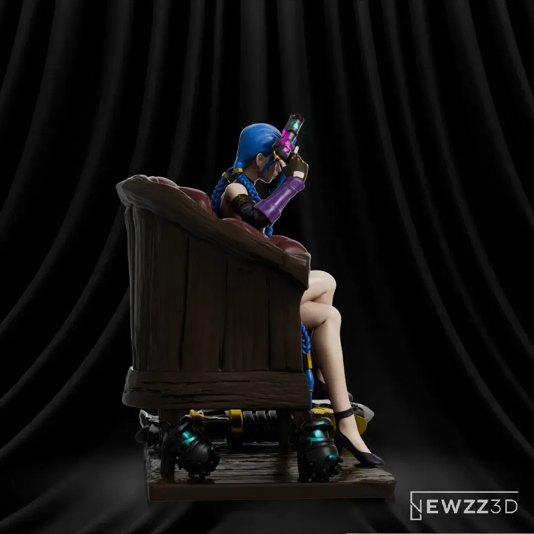 Characters & Creatures STL Download - Jinx Arcane Customby Newzz3D