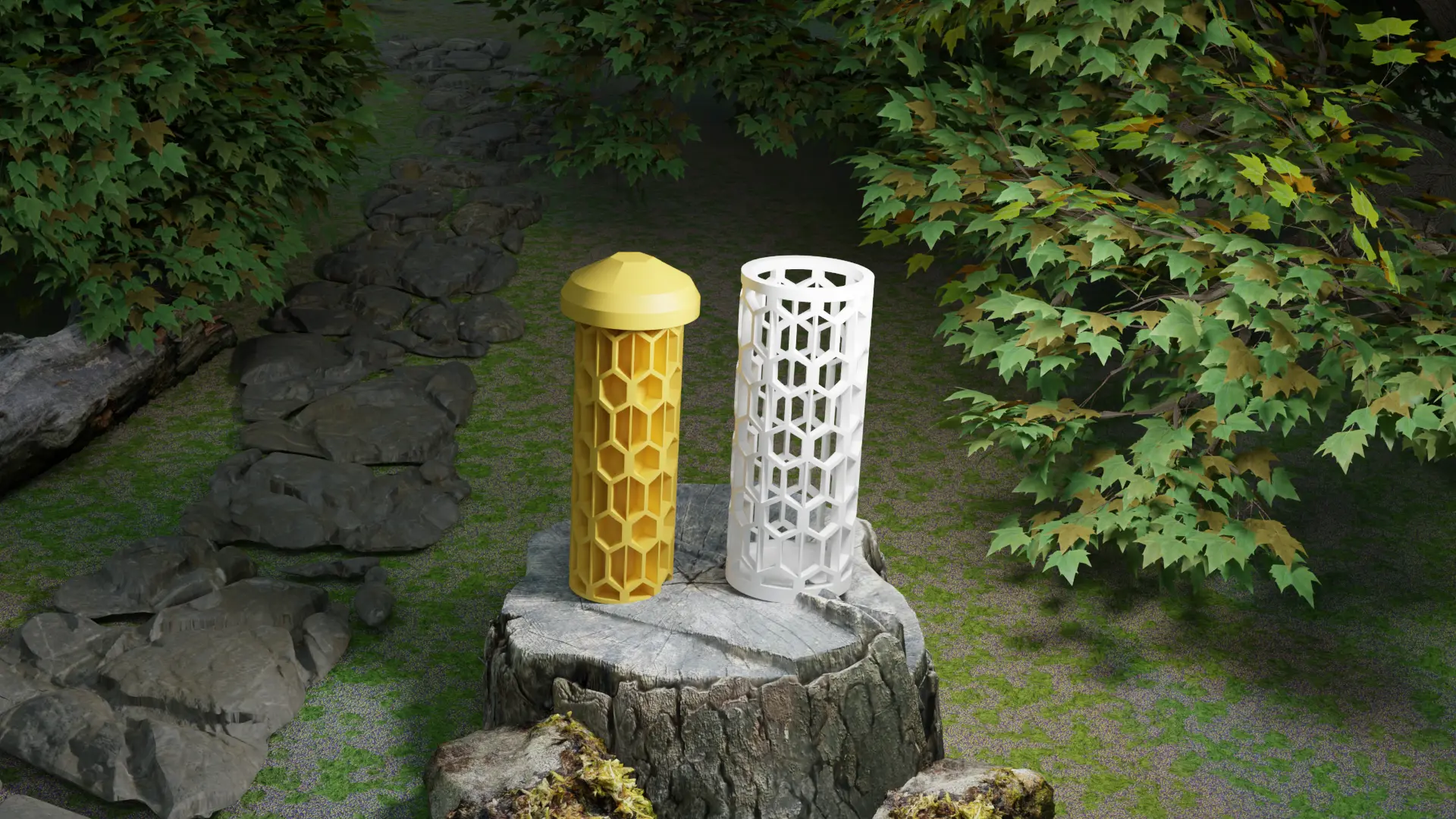 Sculptures & Artworks STL Download - BeeHive Sculptureby SkaljicNezir