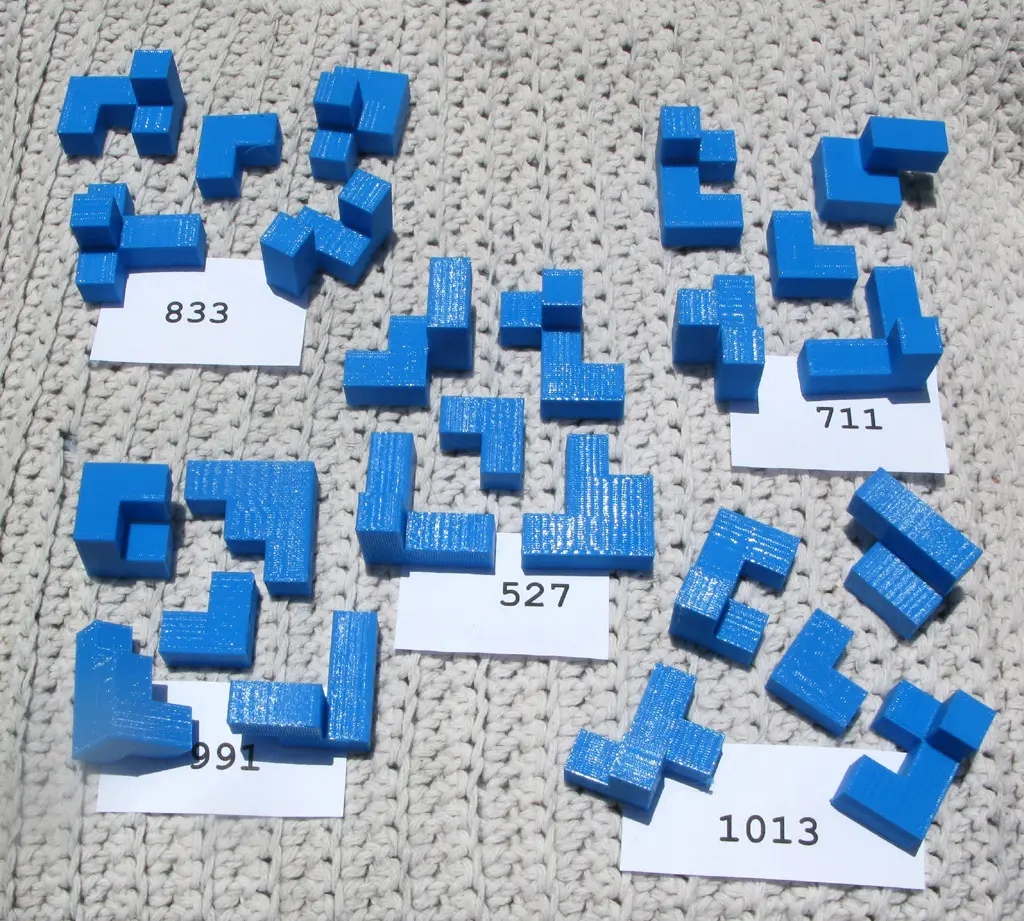 Free Board Games & Card Games STL Download - More Five Piece Cube ...