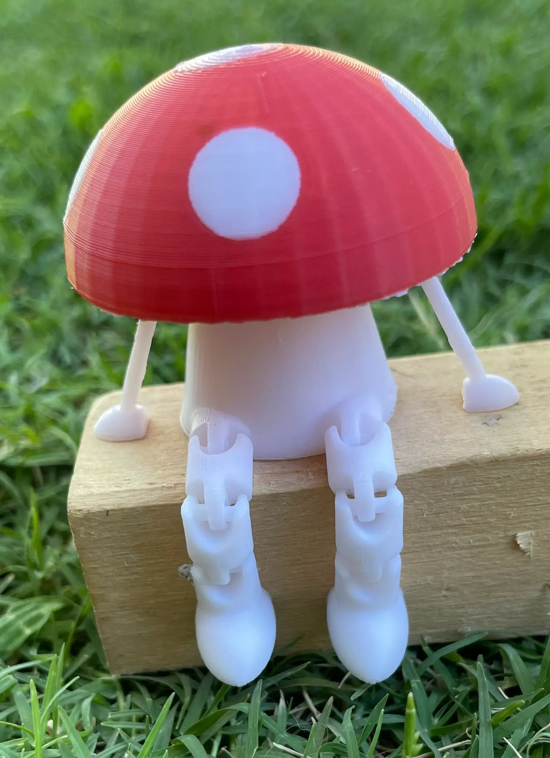 3D Printer Files | 3MF File | articulated mushroom with arms | Creality ...
