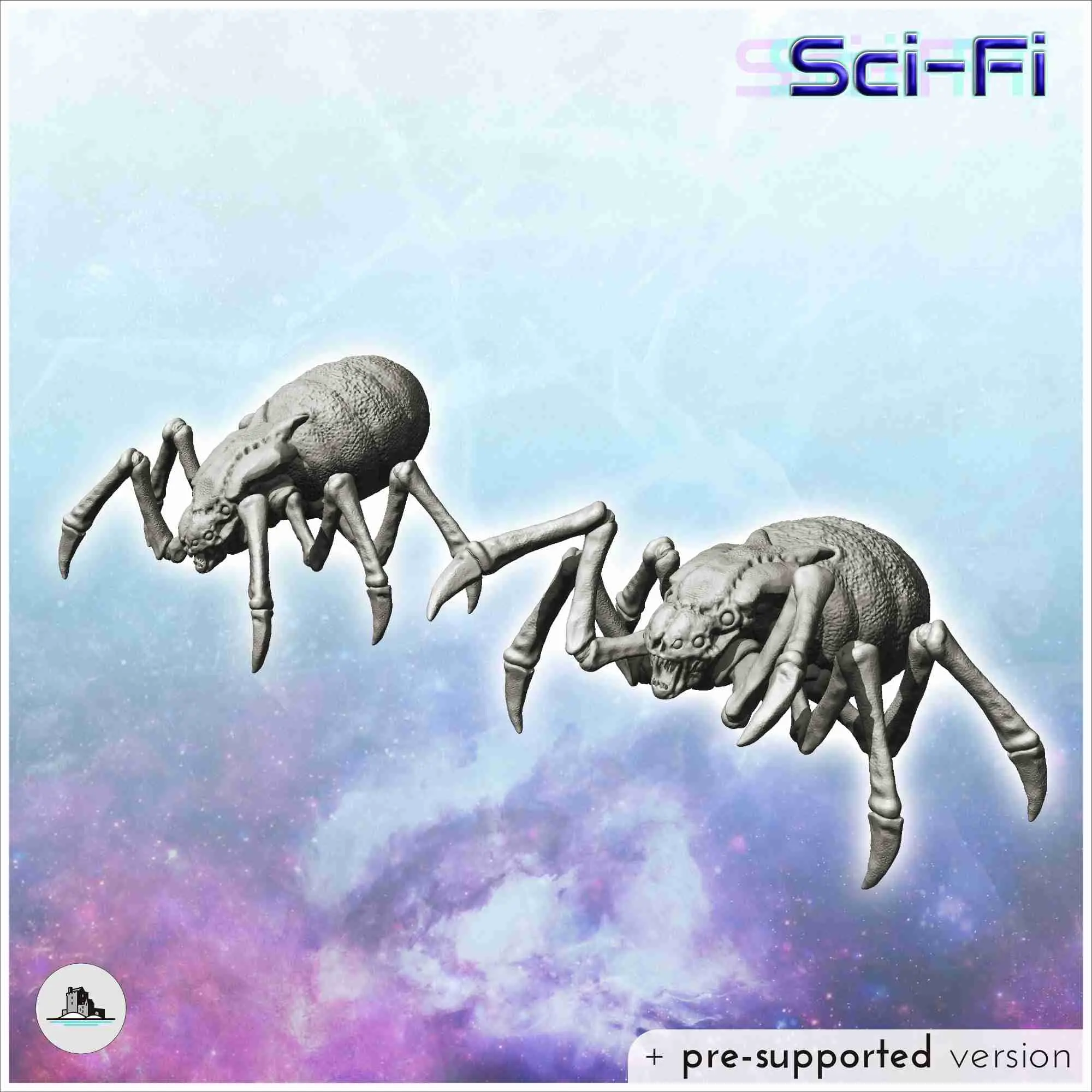 Other STL Download - Set of two alien creatures with six legs (37 ...