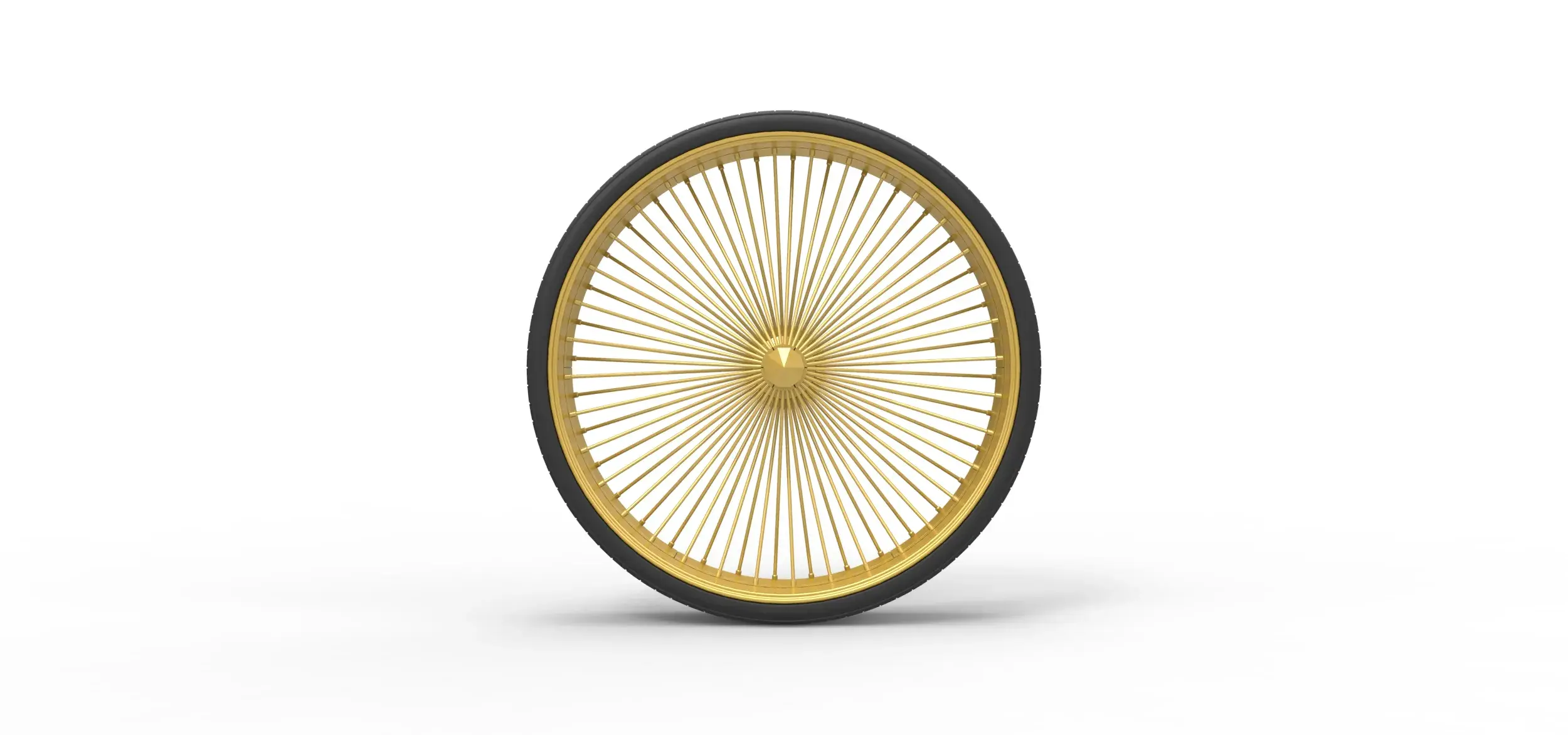 Vehicles & Machinery STL Download - 50 inch Wire wheel of Donk car ...