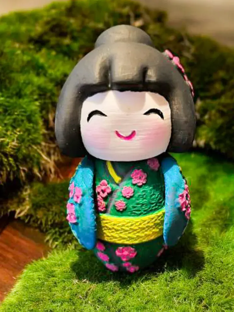 Japanese Kokeshi Doll | 3D models download | Creality Cloud