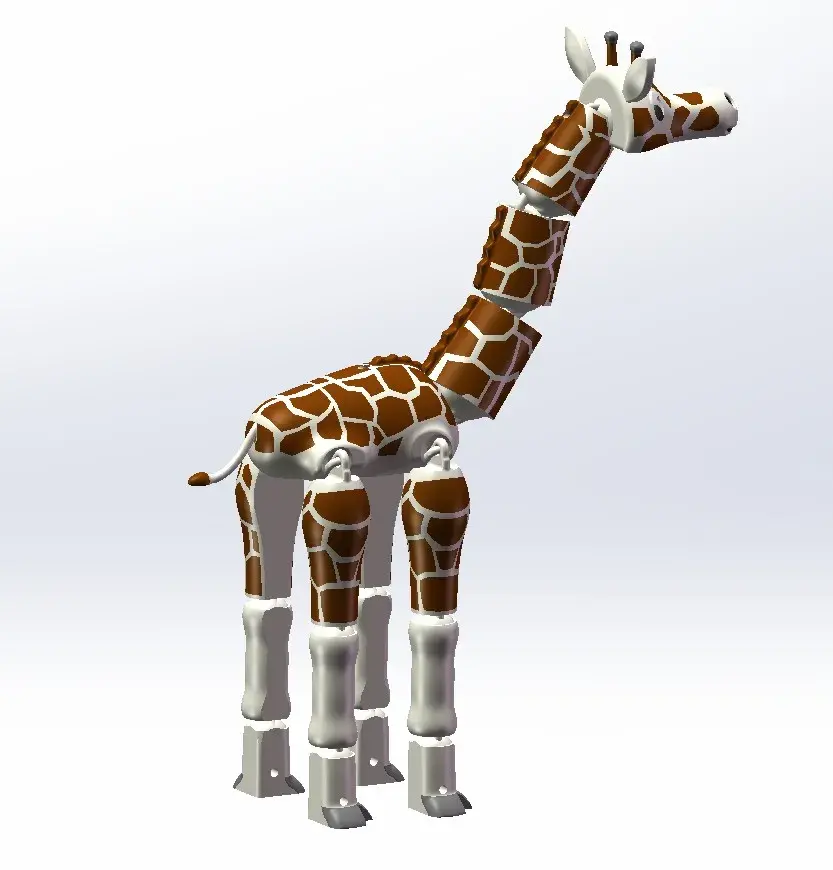 3D Printer Files | 3MF File | Giraffa Flexy Marionette | Creality Cloud