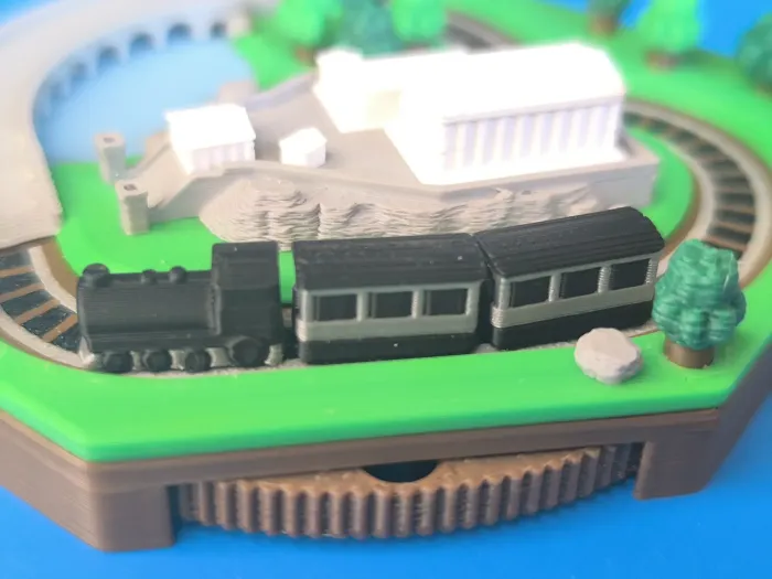 3D Printer Files | 3MF File | Mini Train - Greek Diorama | Creality Cloud