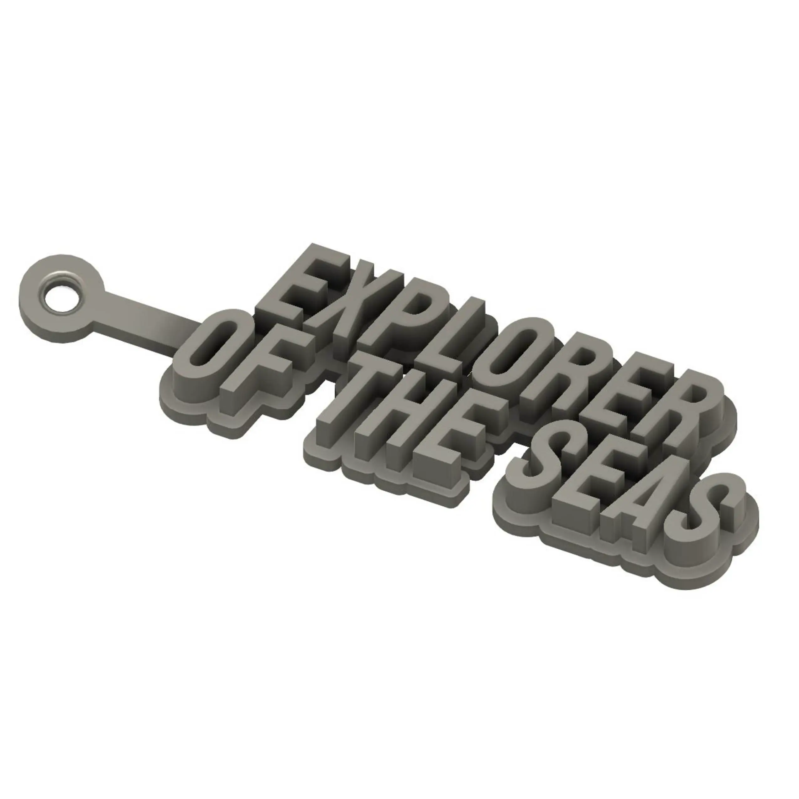 Other STL Download - Royal Caribbean Explorer of the Seas Keychain ...