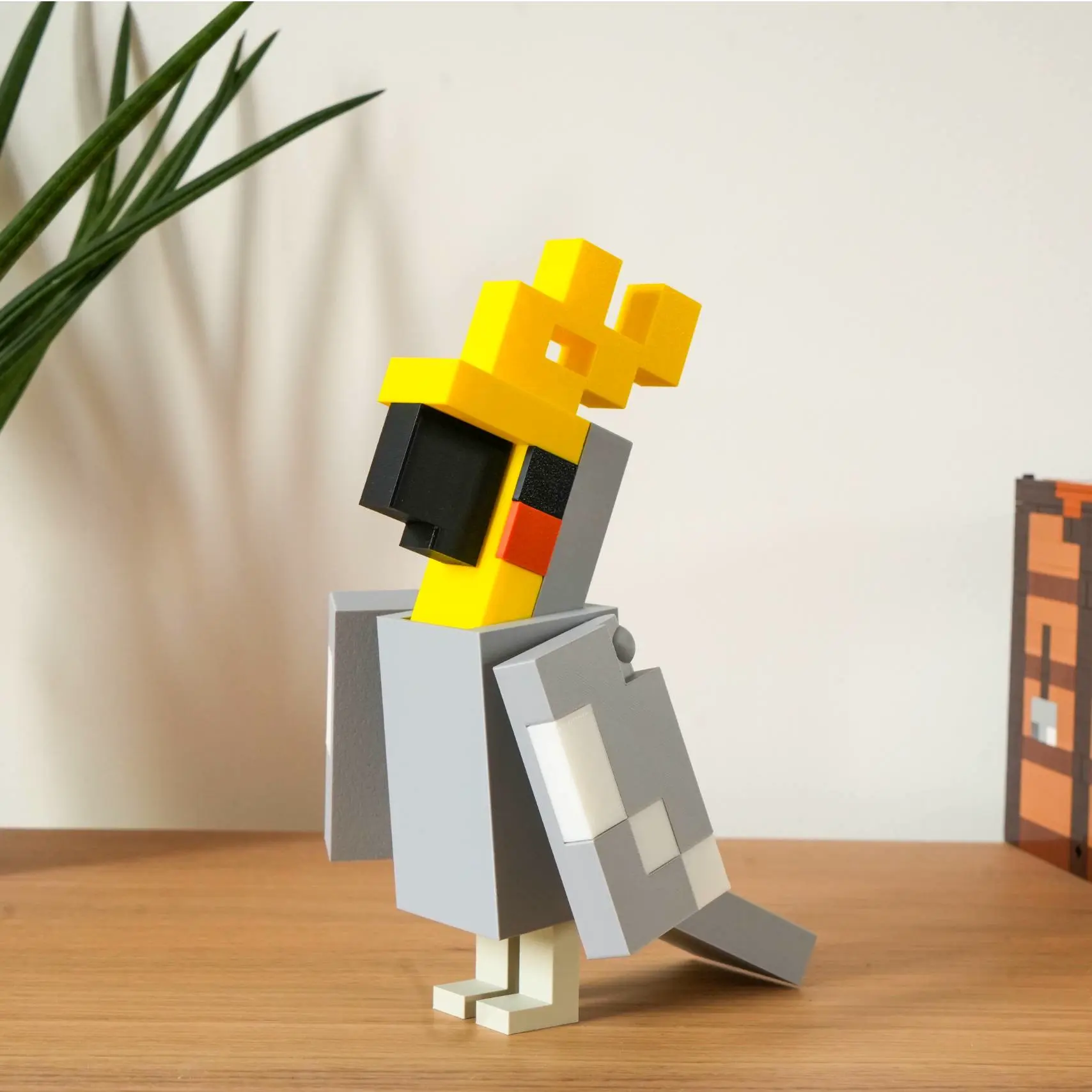 Other STL Download - Minecraft Parrot – Gray Editionby Quoi Print