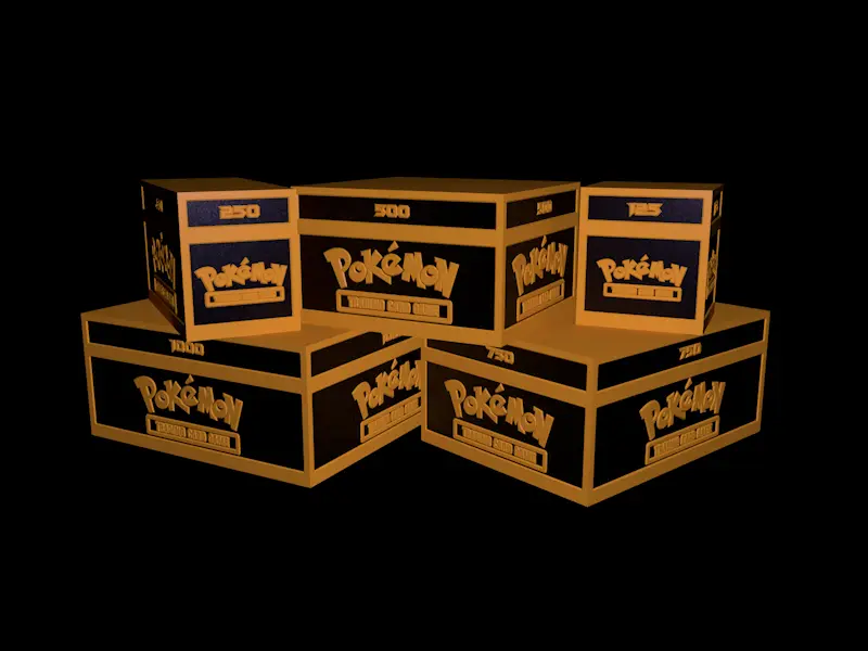 Other STL Download - Pokemon Card boxes V2 - Sleeved Collectionby ...