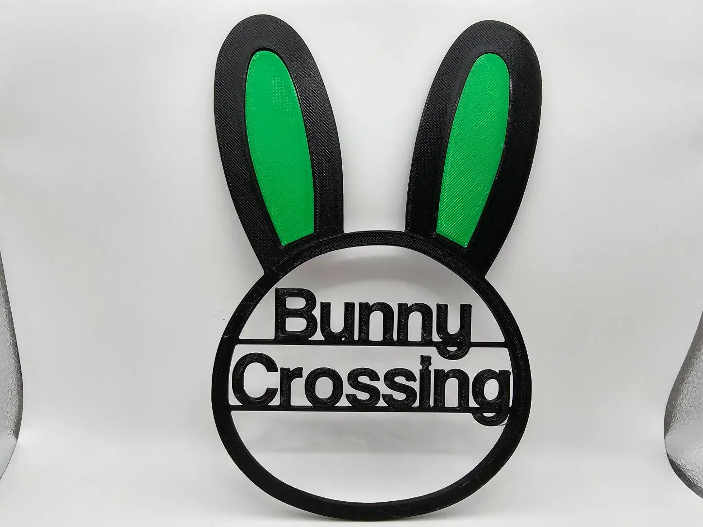 Free Sculptures & Artworks STL Download - Wall Art - Bunny Crossing ...