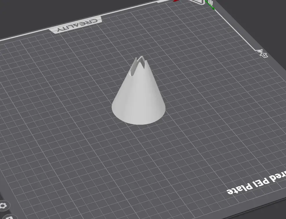 3D Printer Files | 3MF File | Large Leaf Icing Nozzle Tip | Creality Cloud