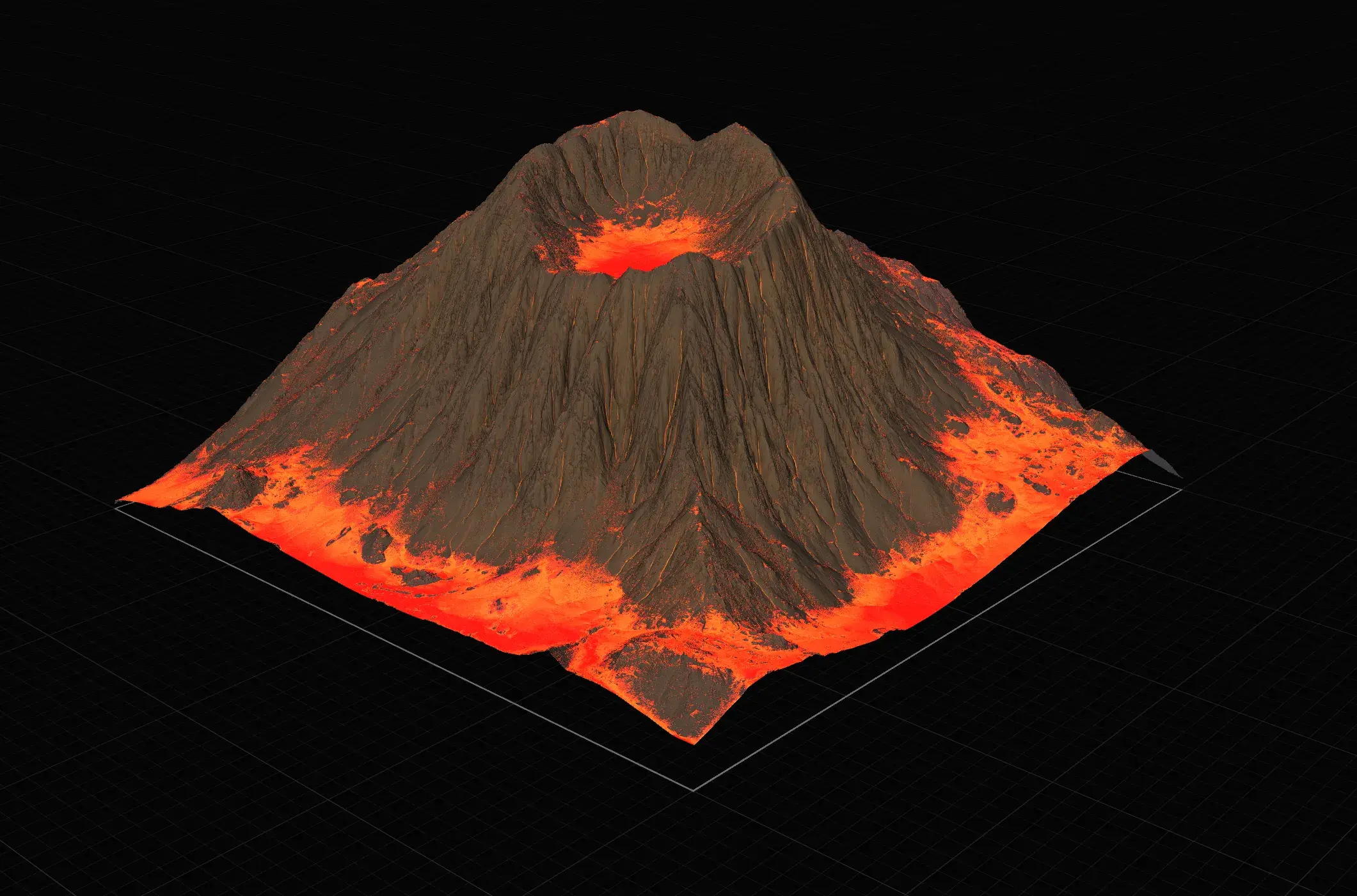 Home Decorations & Ornaments STL Download - Functional Volcano with ...