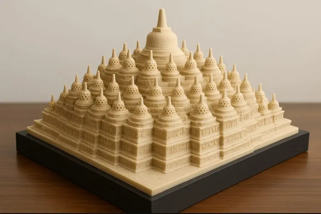 3D Printer Files | 3MF File | piramide borobodur v3 | Creality Cloud
