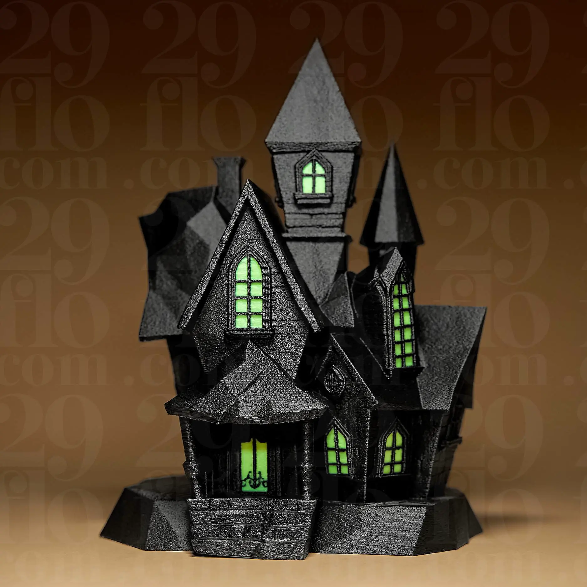 3D Printer Files | 3MF File | Haunted House (glowing in the dark ...