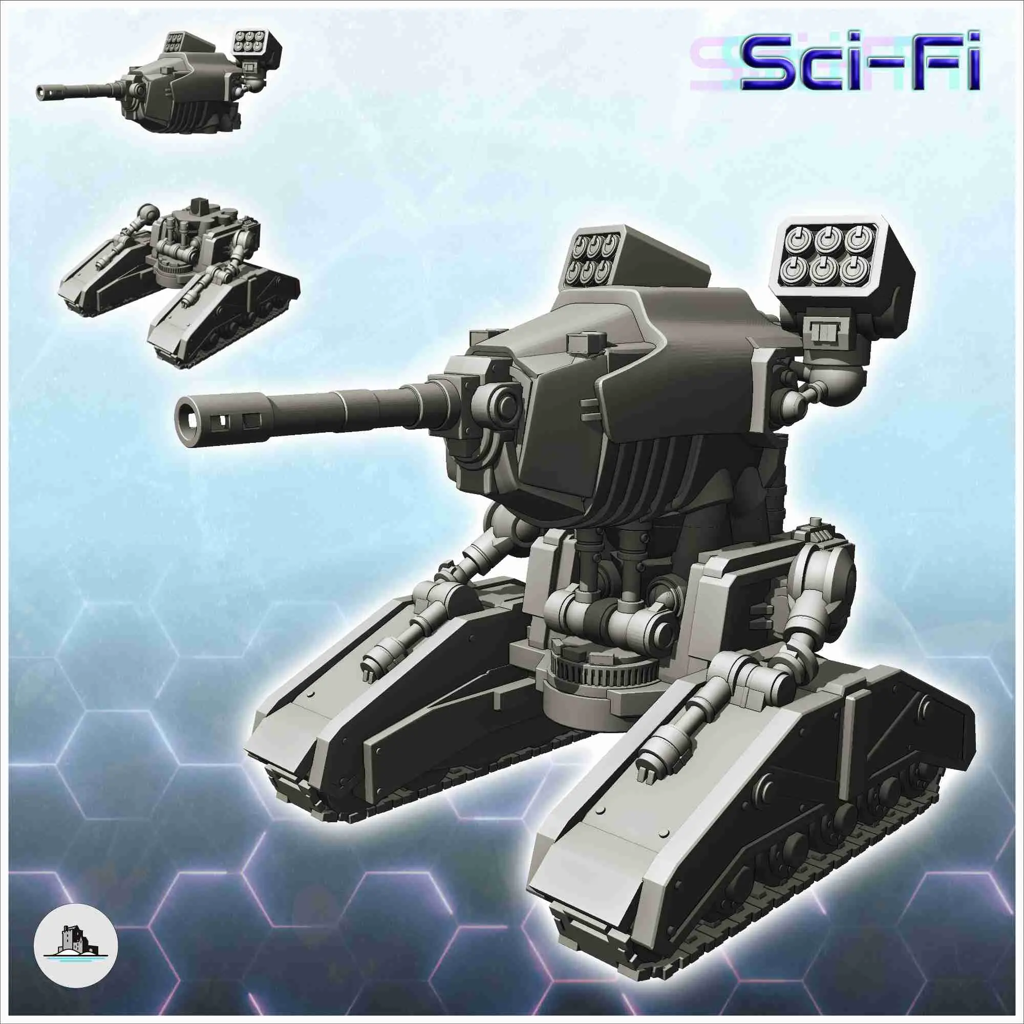 Other STL Download - Xyysus combat robot (31) - miniatures w40k scifi ...