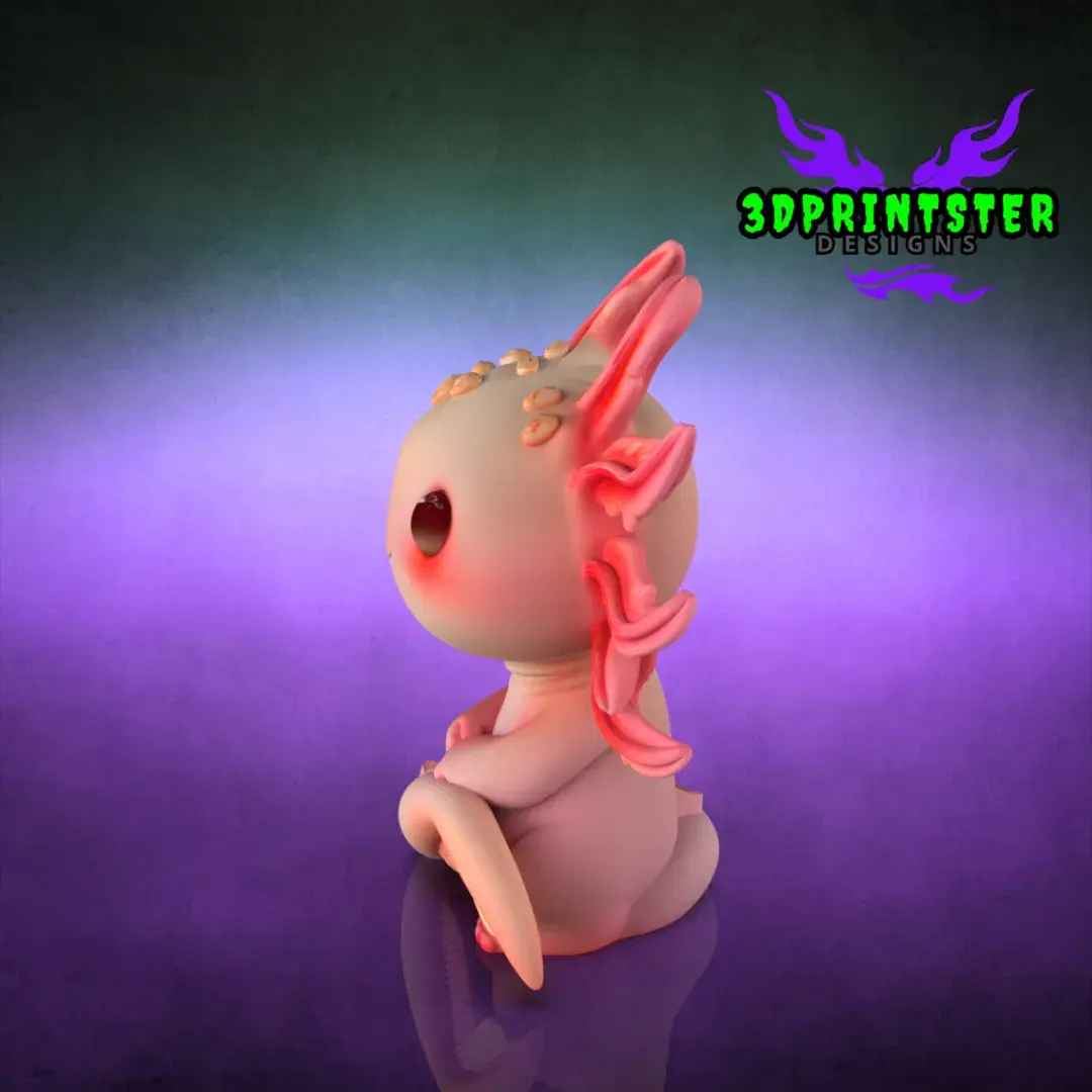 3D Printer Files | 3MF File | Axolotl | Creality Cloud